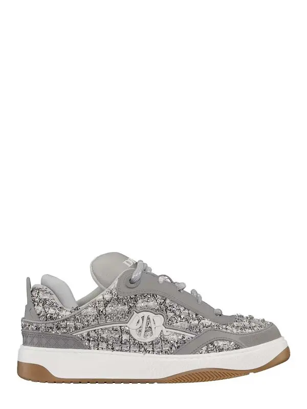 Dior B9s Skater Tweed Sneakers - Silver/tone