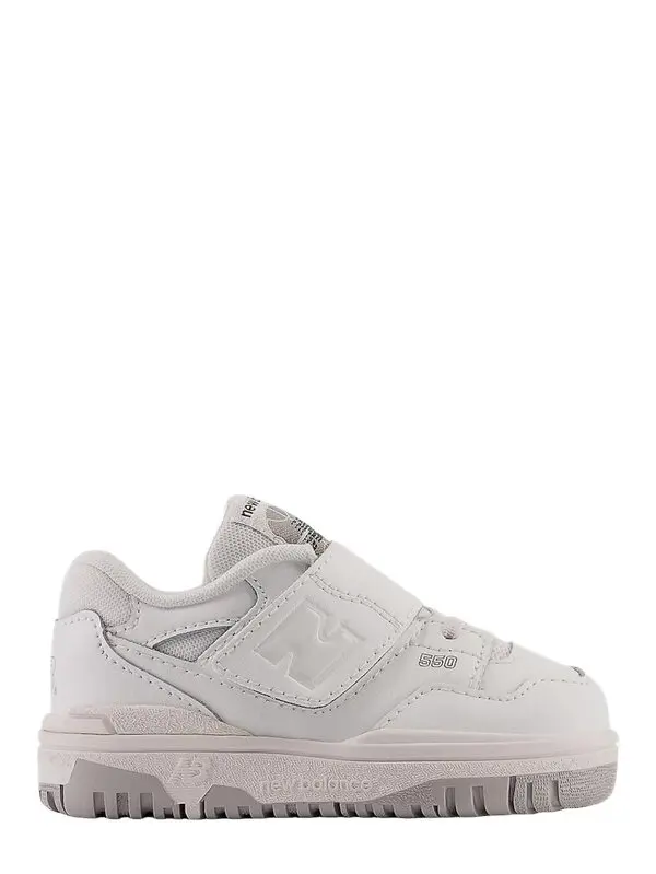 NEW BALANCE 550 Lace Strap Sneakers - White/grey