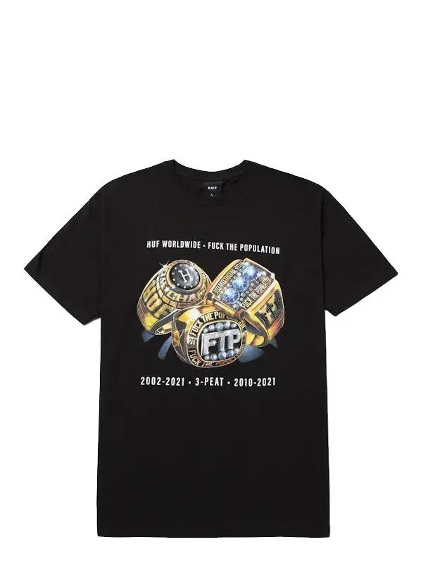 HUF X Ftp 3 Peat T-shirt - Black