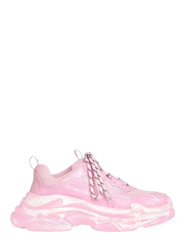 Balenciaga Triple S Faded Sneakers - Pink/white