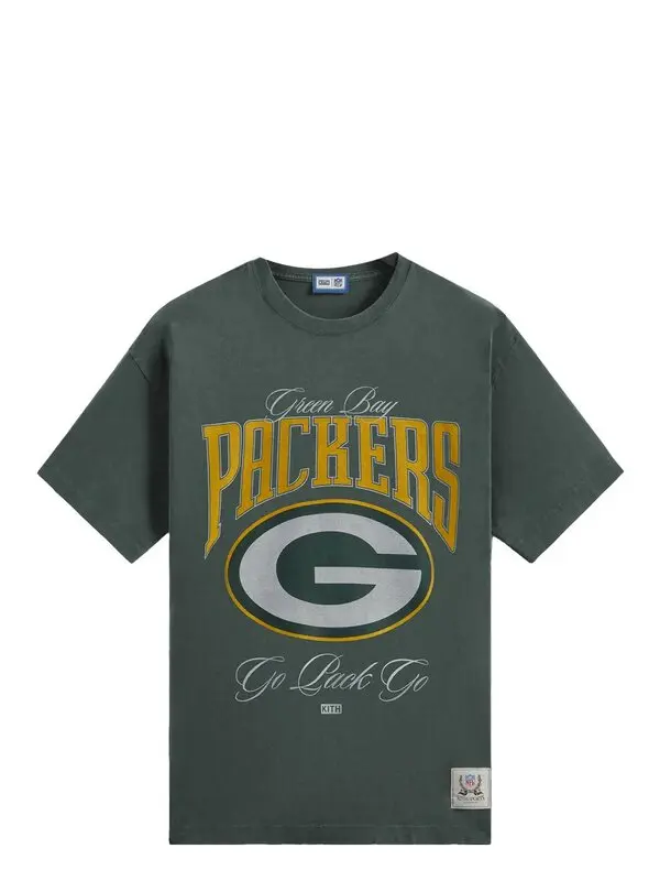 Kith X Nfl Packers Vintage Tee Shirt - Stadium