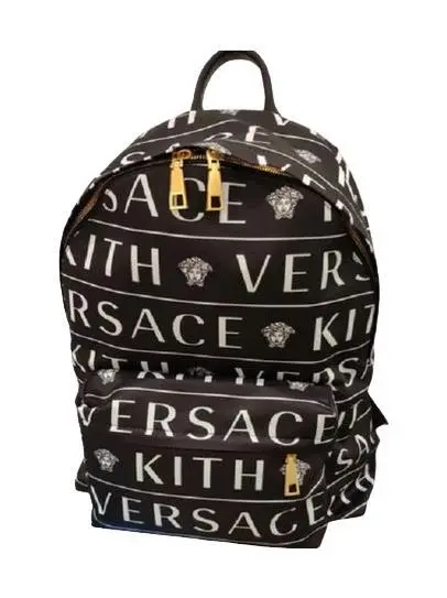 Kith X Versace Monogram Backpack - Black