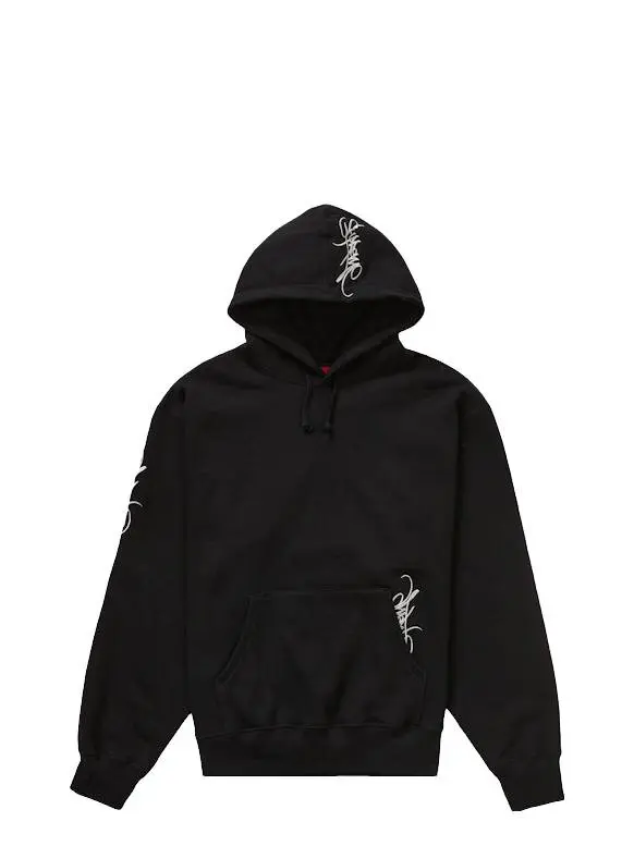 Supreme Tag Hooded Sweatshirt - Black