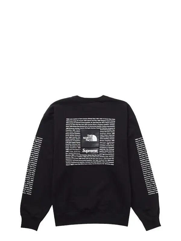 Supreme The North Face Crewneck Sweatshirt - Black