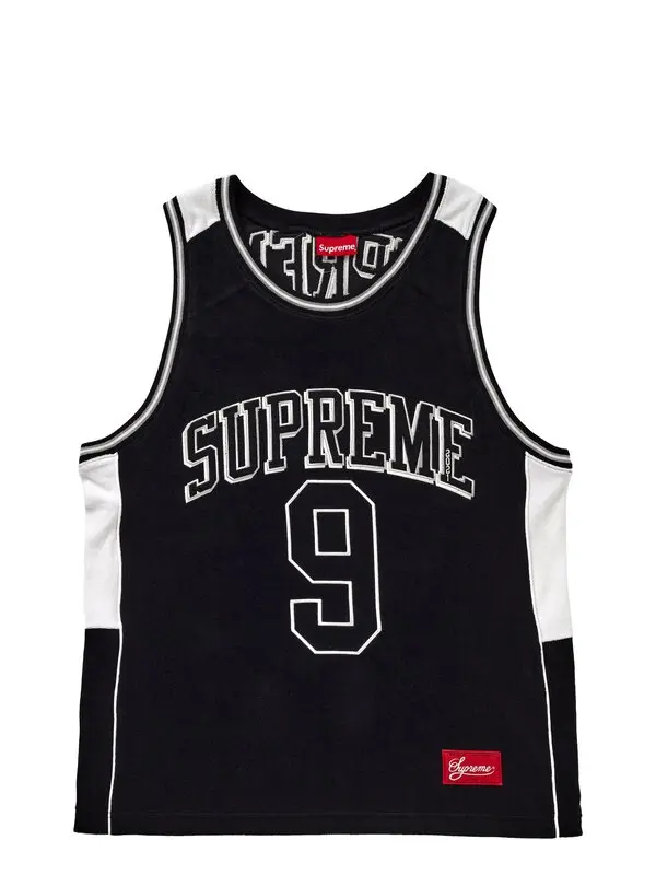 Supreme Terry Basketball Jersey - Black