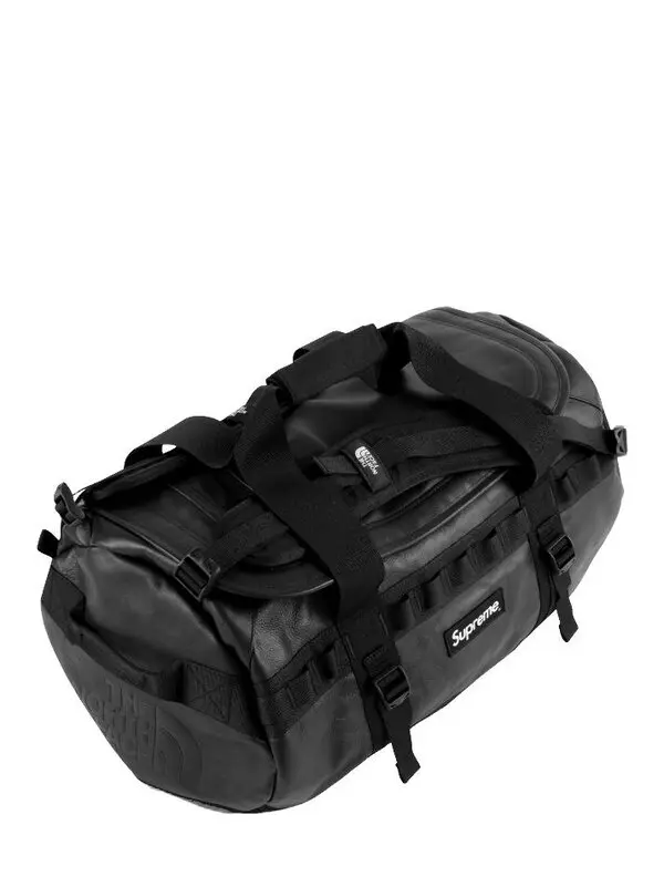 Supreme Leather Base Camp Duffel - Black