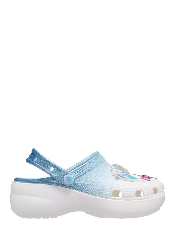 CROCS Classic Platform Clog Disney Frozen - White/blue