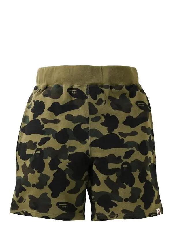 BAPE 1st Camo Sweat Shorts - Green