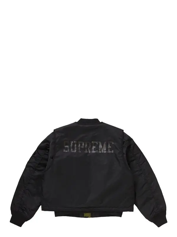 Supreme 2-in-1 Ma-1 + Vest - Black