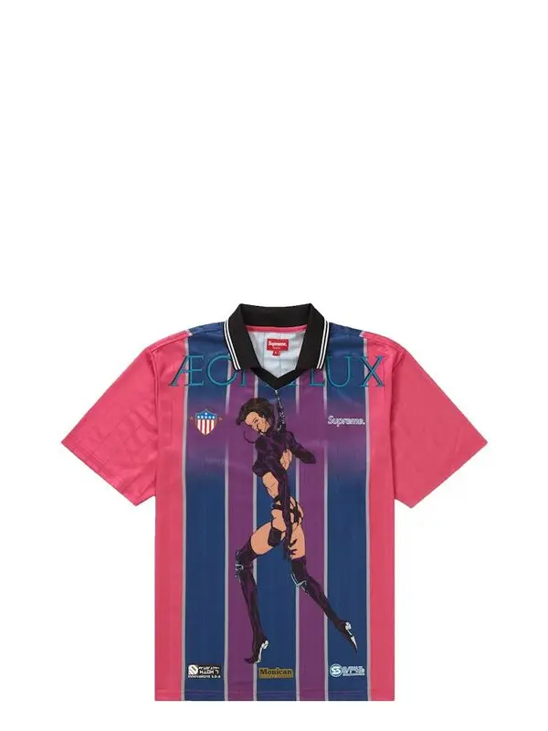 Supreme Aeon Flux Soccer Jersey - Pink