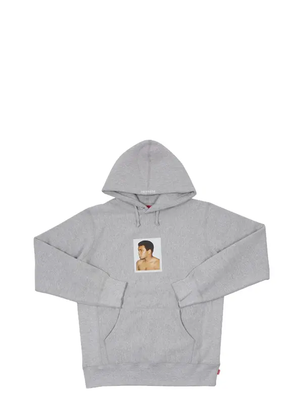 Supreme Ali/warhol Hooded Sweatshirt - Grey
