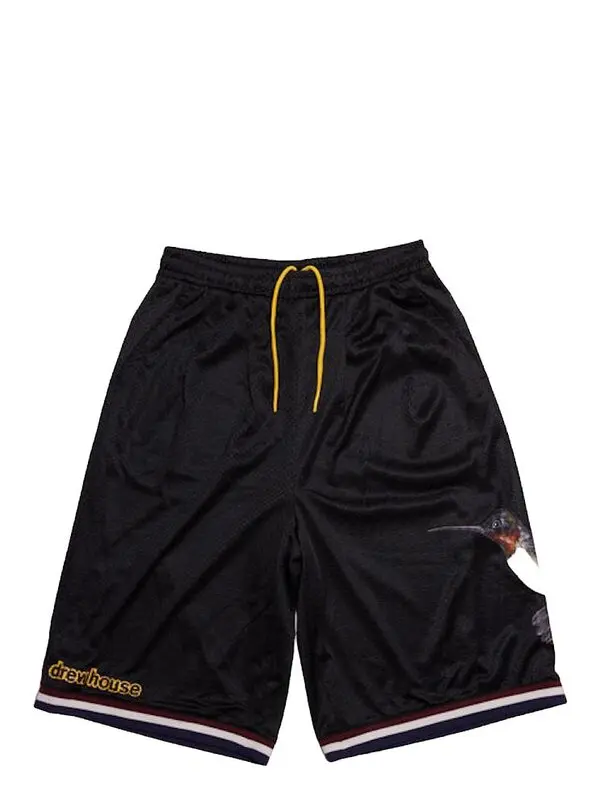 Drew House Hummingbirds Mesh Street Shorts - Black