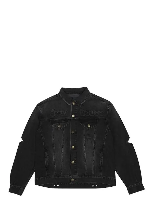 Drew House Oversized Mascot Trucker Jacket - Camarillo Wash