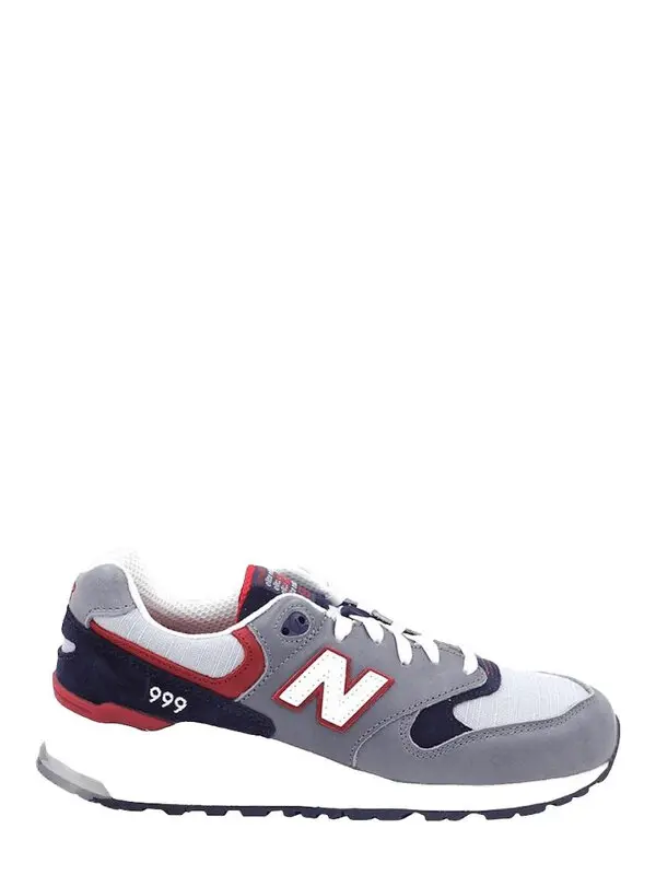 NEW BALANCE 999 Lost Worlds Sneakers - Grey/navy Blue/red