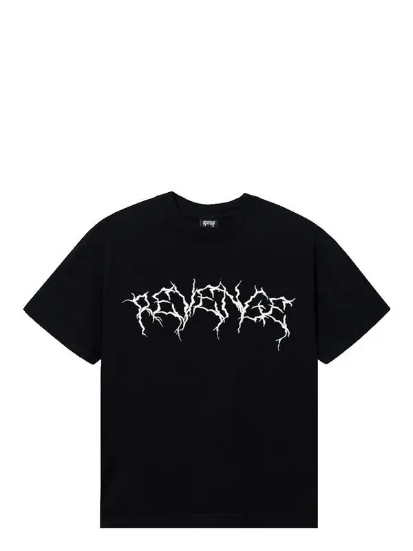 REVENGE Xxxtentacion Lightning Tee Shirt - Black/white
