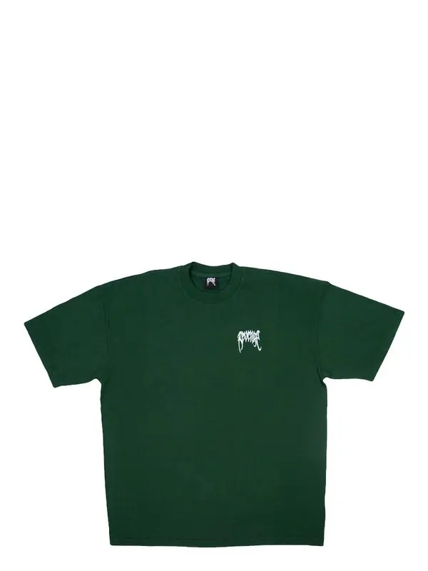 REVENGE Basic Embroidered T-shirt - Green