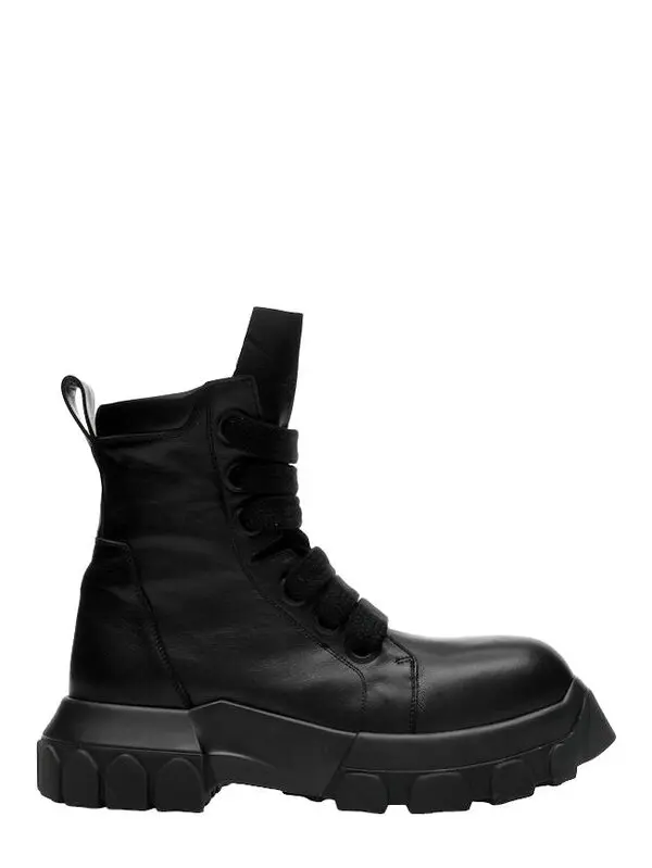 Rick Owens Lido Jumbo Laced Bozo Tractor - Black