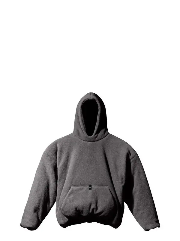 Yeezy Polar Fleece Padded Hoodie - Dark Grey