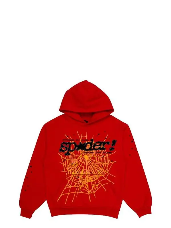 SP5DER P*nk V2 Hoodie - Red