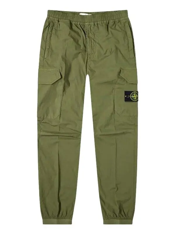 Stone Island Cargo Pants - Olive