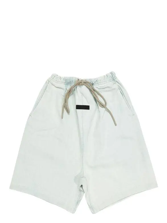 Fear Of God Essentials Relaxed Short - Light Wash Denim