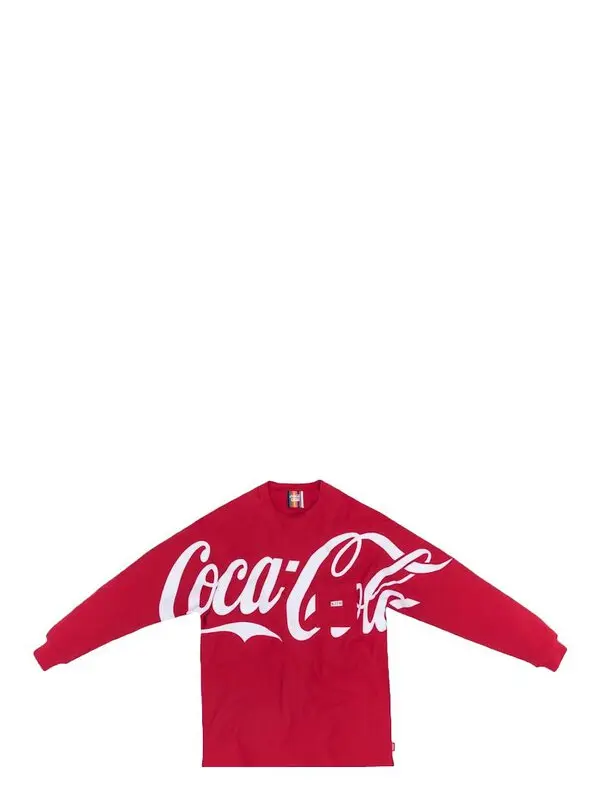 Kith X Cocacola Quinn Long Sleeve Tee Shirt - Red