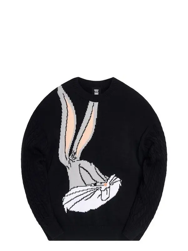 Kith X Looney Tunes Bugs Bunny Crewneck - Black