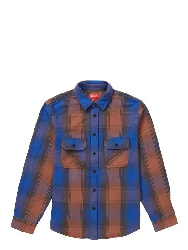 Supreme Heavyweight Flannel Shirt - Dusty Black