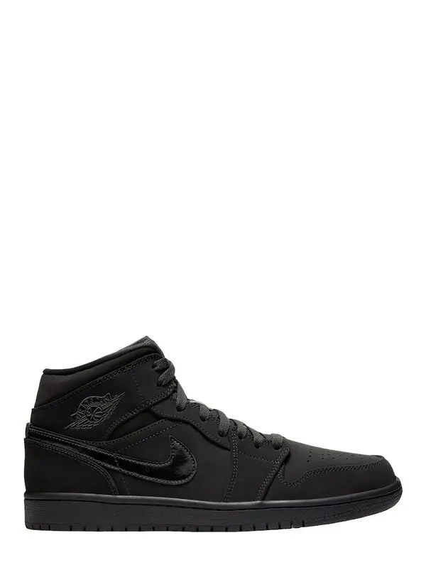 JORDAN 1 Mid Triple Sneakers - Black/black