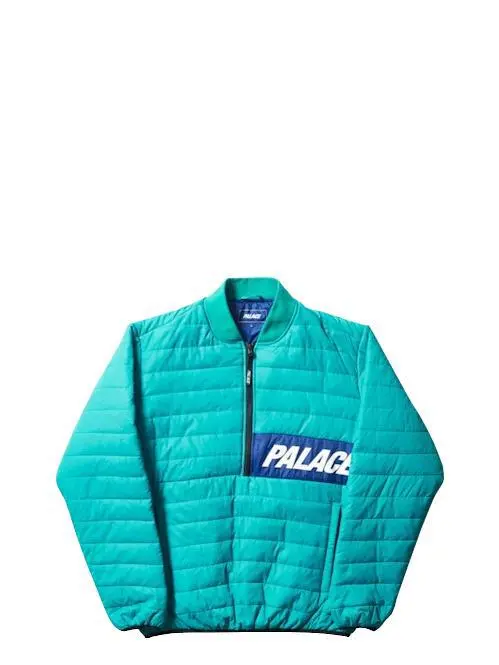 PALACE Half Zip Packer - Teal