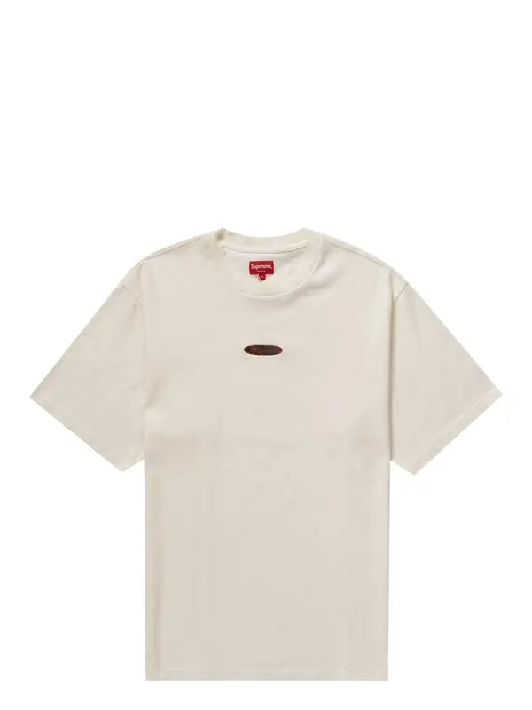 Supreme Oval Short Sleeve Top - White