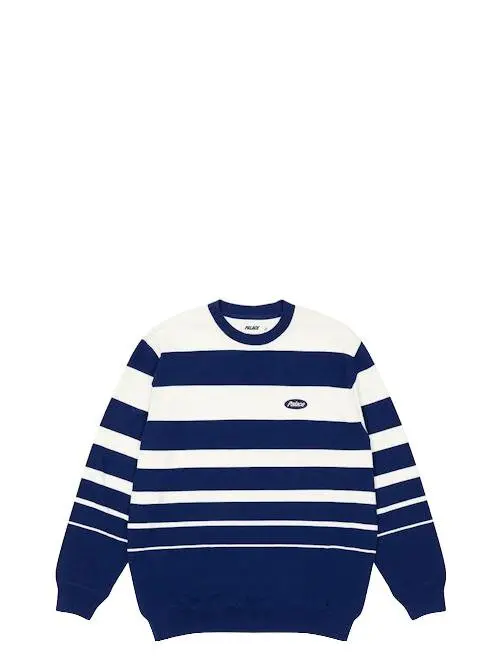 PALACE Getting Thinner Crewneck - Navy Blue