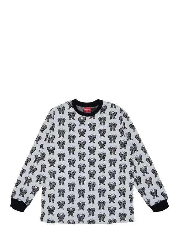 Supreme Butterfly Jacquard Top - Black