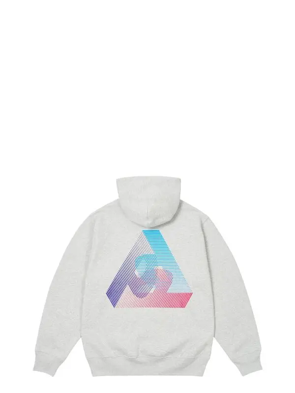 PALACE 3p Fade Hood - Grey Marl