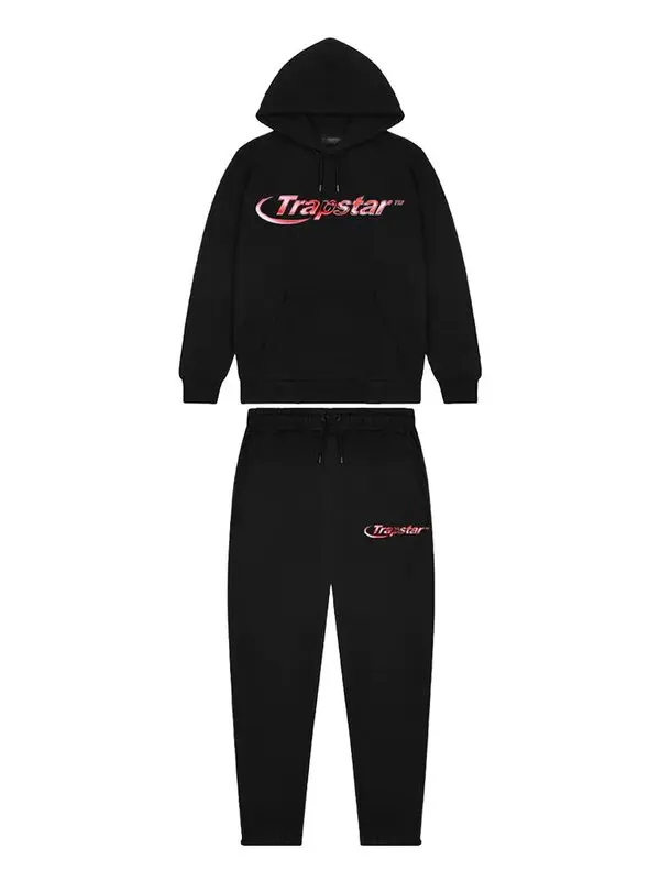 Trapstar Hyperdrive Chrome Tracksuit - Black/infrared