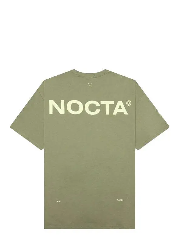 Nike X Nocta Nrg Big Body Cs Tee Shirt - Oil Green/light Liquid Lime