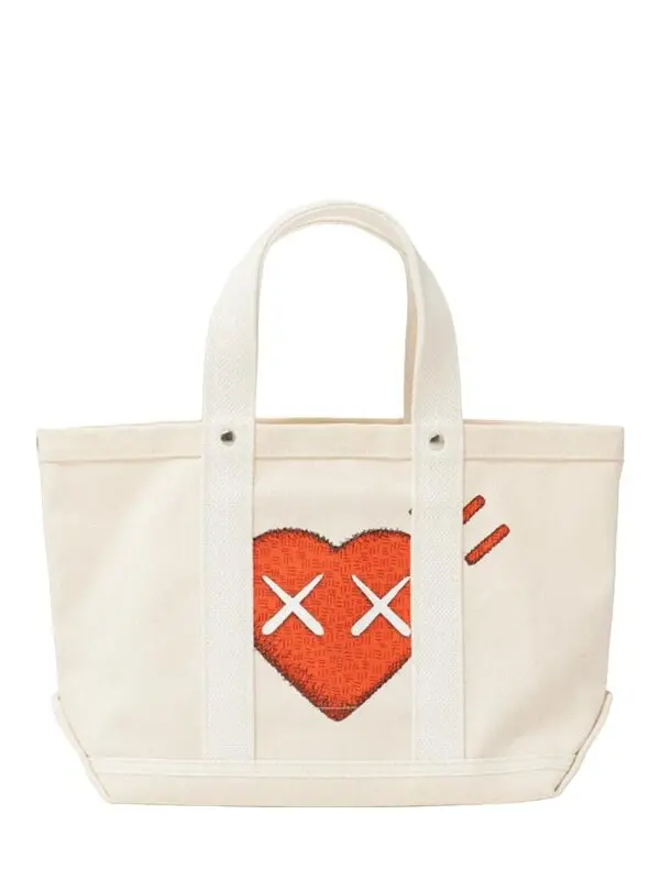 KAWS X Human Made Small Tote Bag - White