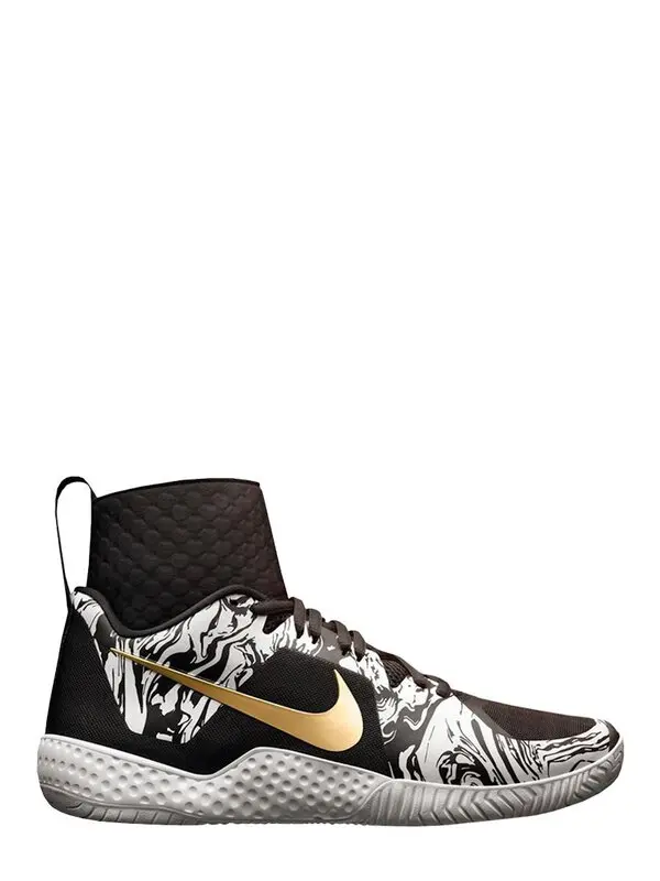 Nike Court Flare Bhm Sneakers - White/black/metallic Gold