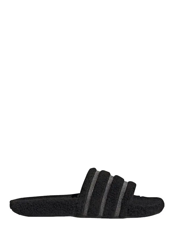 Adidas Adilette Cozy Slides - Core Black/grey Six