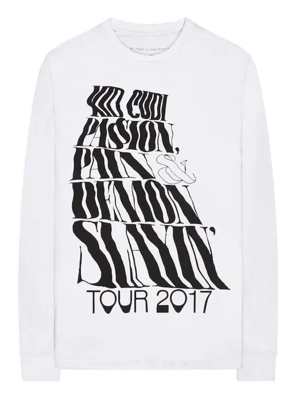 KID CUDI X Virgil Abloh Mr. Rager Ii Longsleeve - White