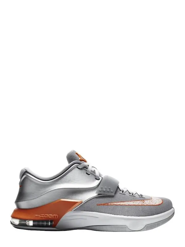 Nike Kd 7 Texas Sneakers - Metallic Silver/urban Orange/wolf Grey