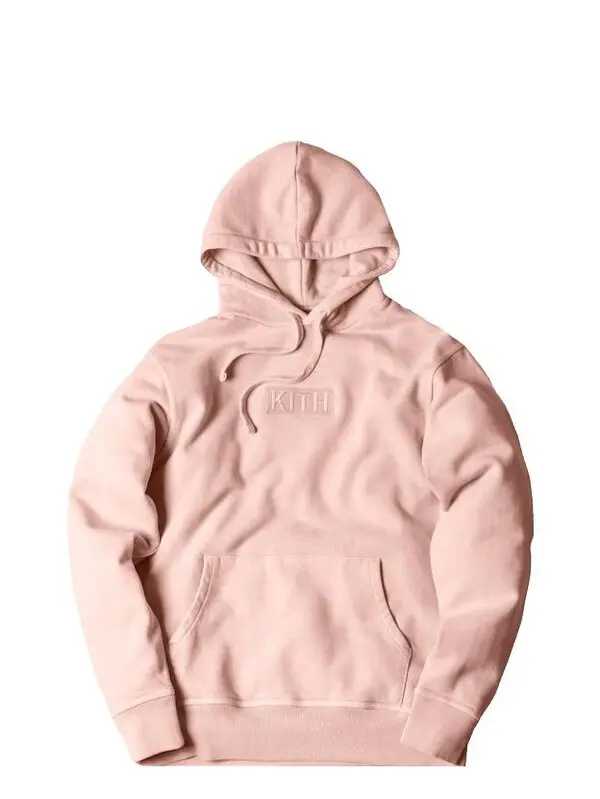 Kith Classic Logo Hoodie - Pink