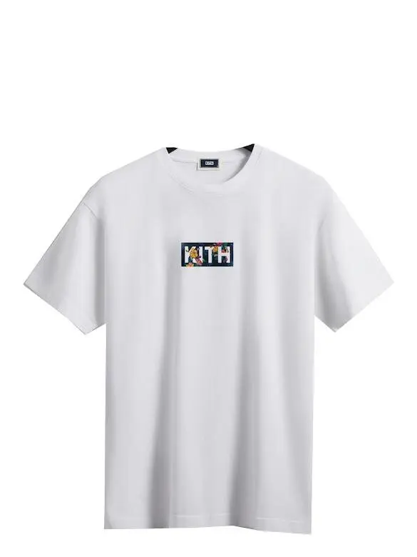 Kith Begonia Floral Classic Logo Tee Shirt - White