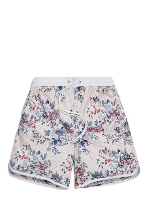 Kith Floral Panel Active Short - Ivory