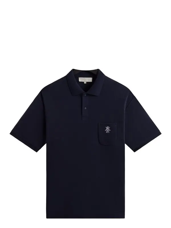 Kith Ethan Pique Polo Shirt - Nocturnal