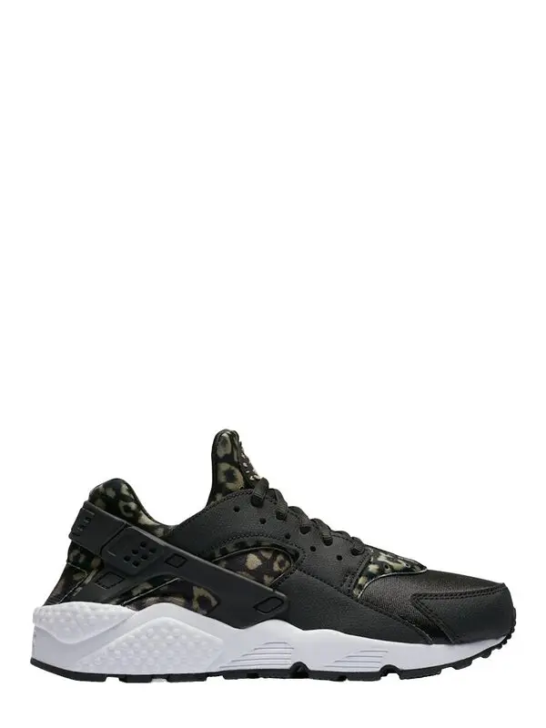 Nike Air Huarache Run Print Sneakers - Black/khaki/white