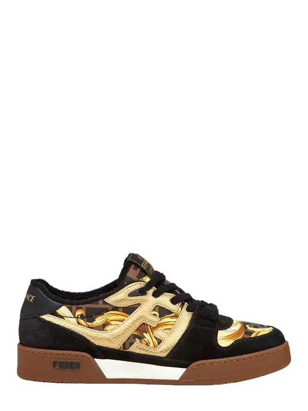 Fendi Fendace Matchin Sneakers - Black/gold