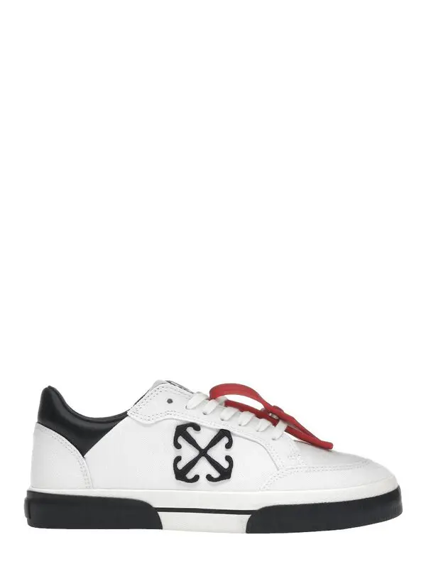 Off-White Low Vulcanized Sneakers - White/black