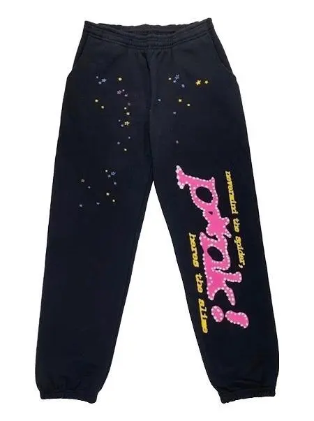 SP5DER P*nk Sweatpants - Black