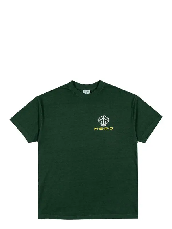 HIDDEN NY X N.e.r.d Brain Logo T-shirt - Green